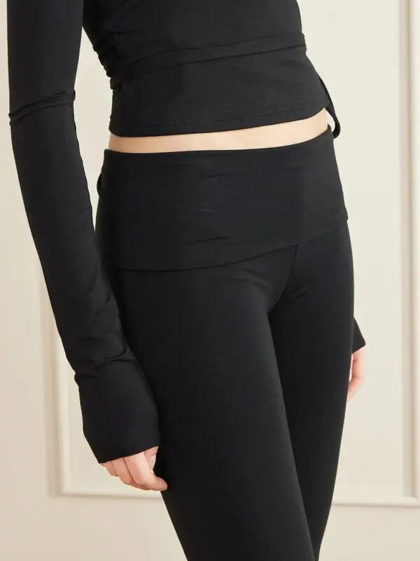 Eterne Stretch-modal Capri Leggings