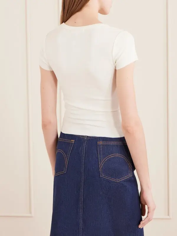 Eterne Ribbed Jersey T-shirt
