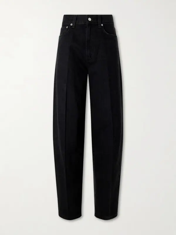 AGOLDE 80's High-rise Straight-leg Jeans - Black