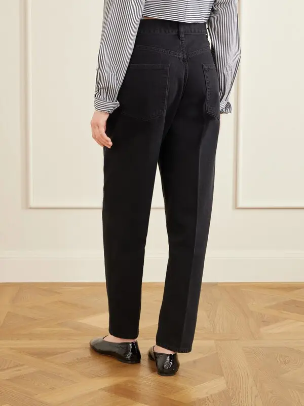 AGOLDE 80's High-rise Straight-leg Jeans - Black