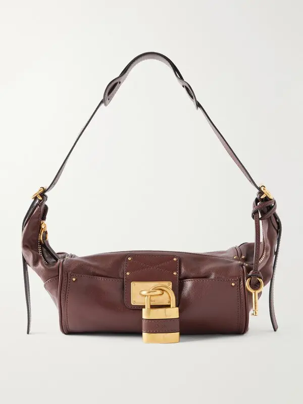 Chloé Paddington Leather Shoulder Bag - Brown
