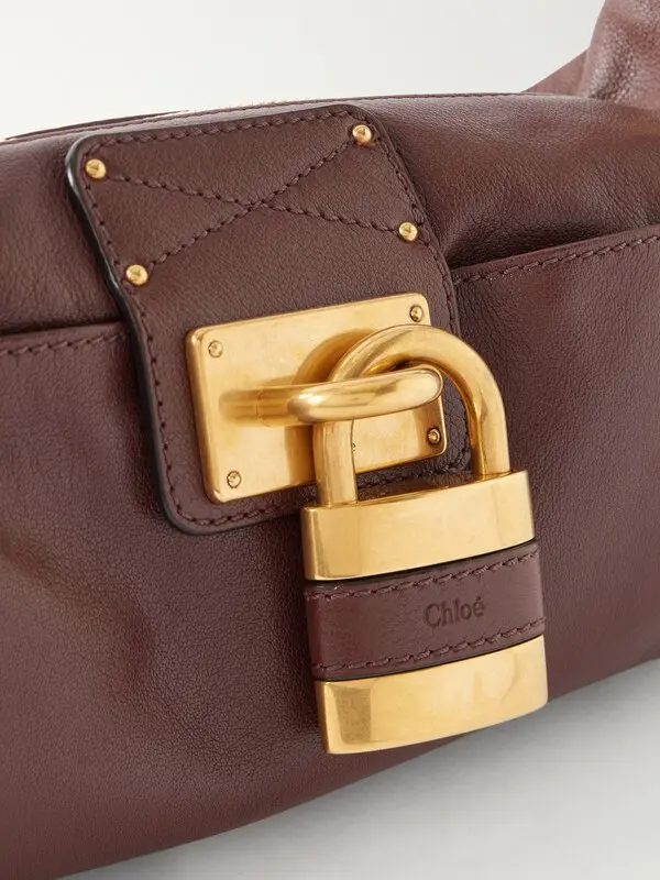 Chloé Paddington Leather Shoulder Bag - Brown