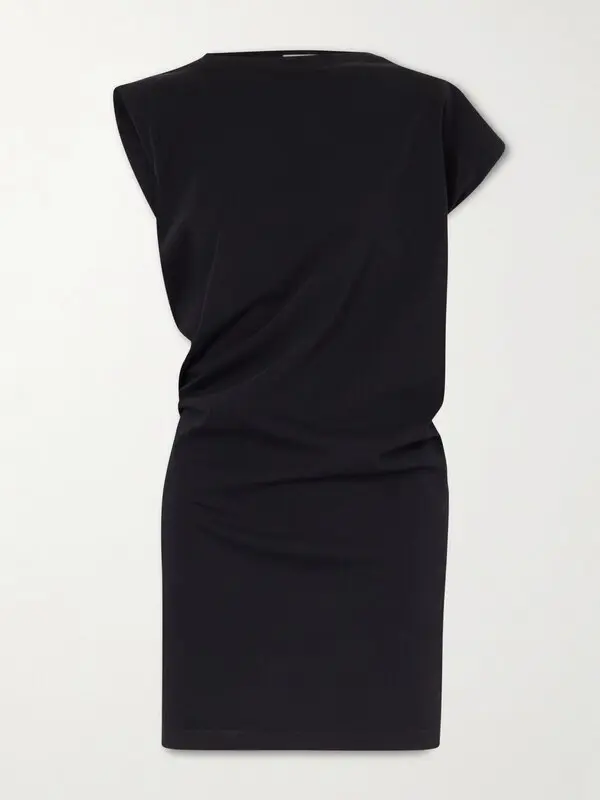 AGOLDE Beth Cotton-jersey Mini Dress