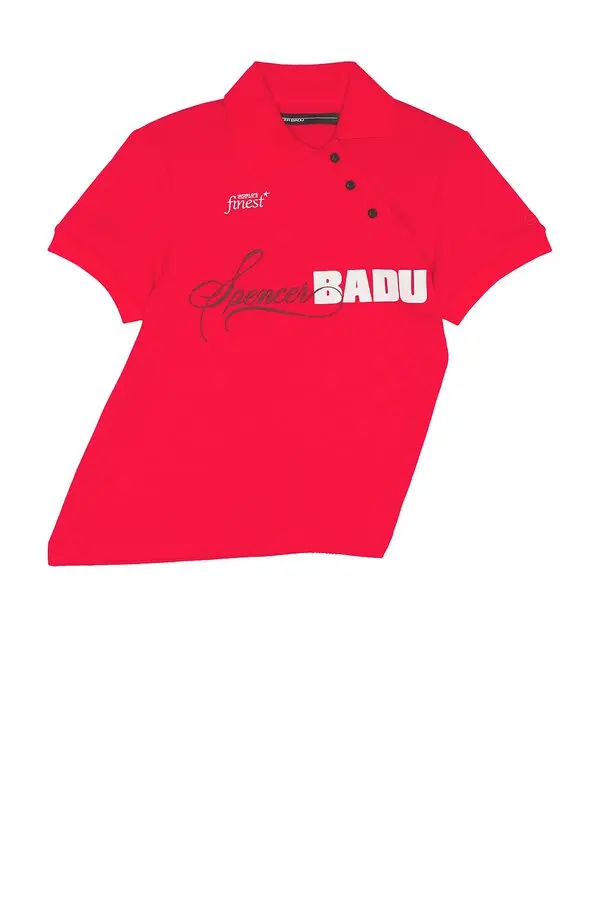 SPENCER BADU Twisted Polo Jersey