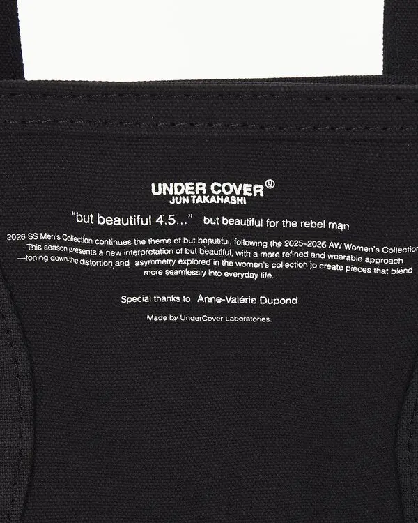 Undercover Canvas Tote - Black