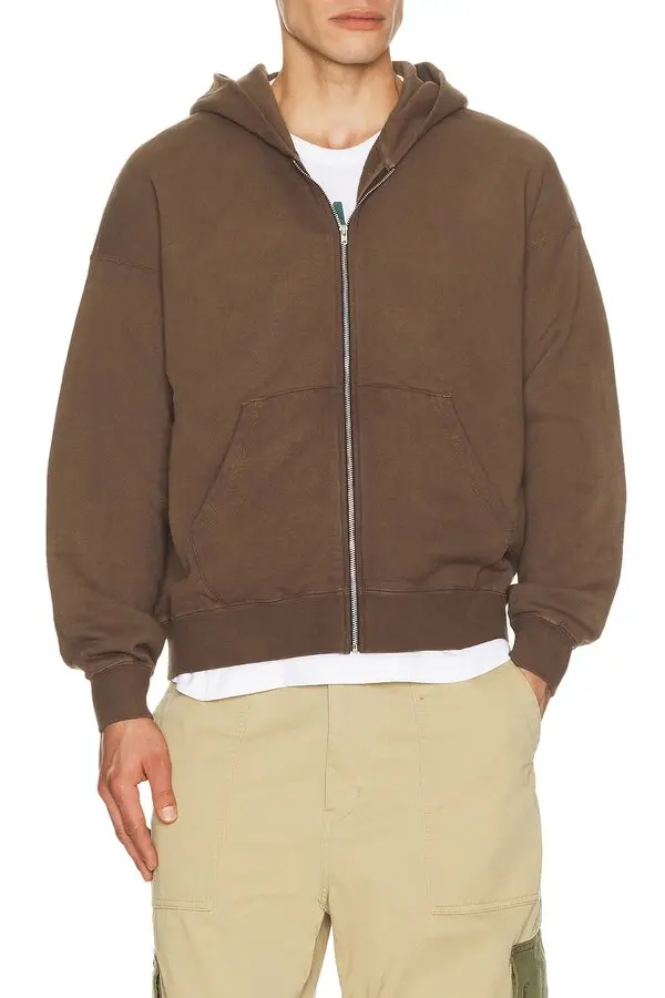 Visvim Jumbo Sb Hoodie F.z - Mud