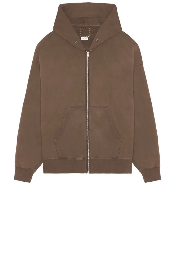 Visvim Jumbo Sb Hoodie F.z - Mud