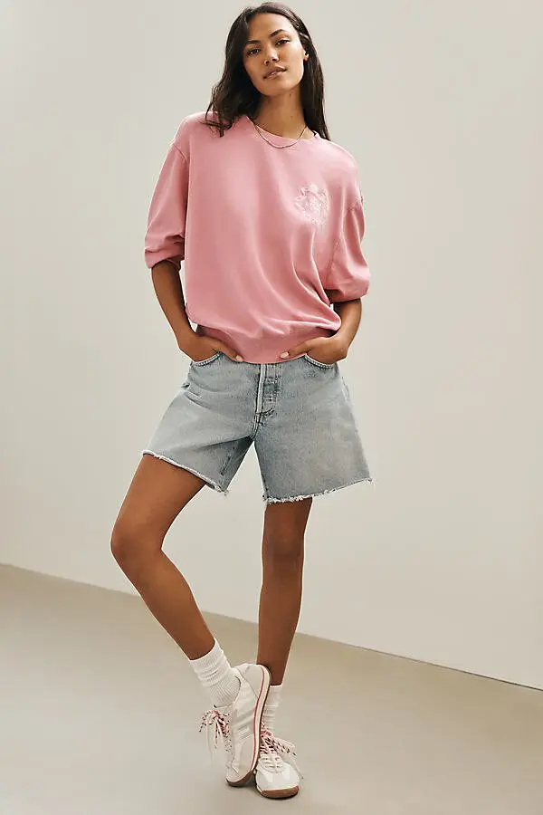 Chaser 100% Cotton Crewneck Sweater