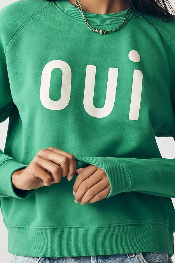 Clare V. Oui Le Court Sweatshirt