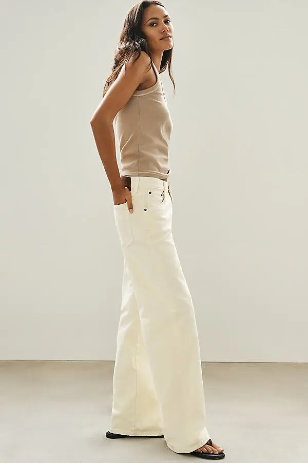 Etica Romi French Mid-rise Wide-leg Jeans