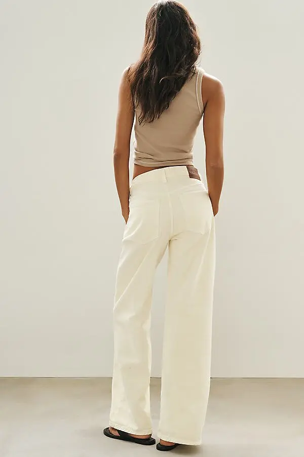 Etica Romi French Mid-rise Wide-leg Jeans