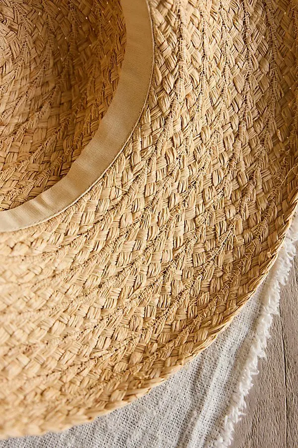 TERRAIN Woven Raffia Bell Hat