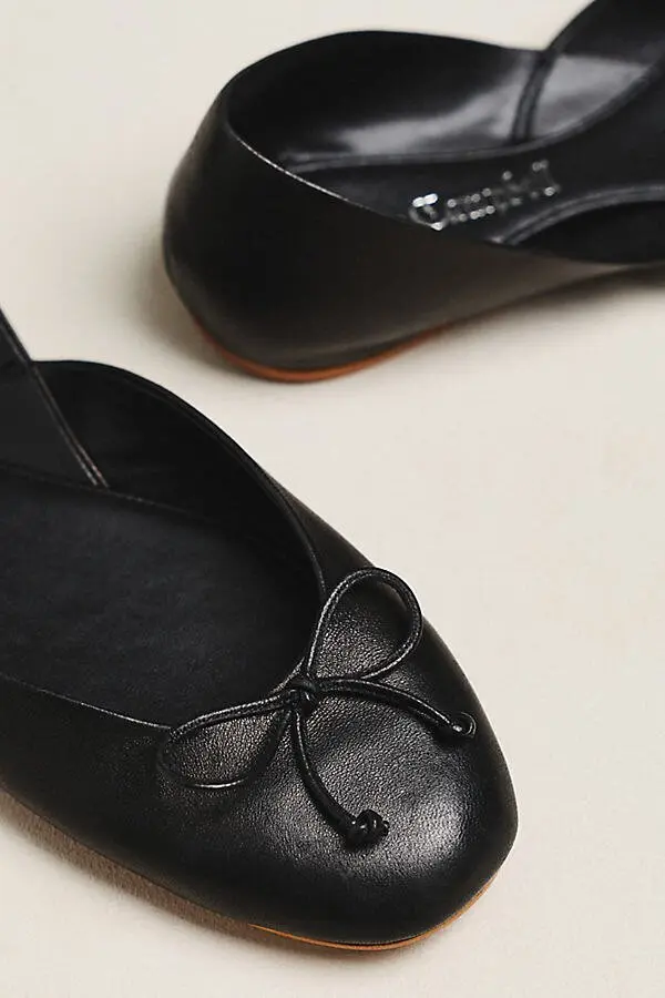 Jeffrey Campbell Perky Ballet Flats - Black