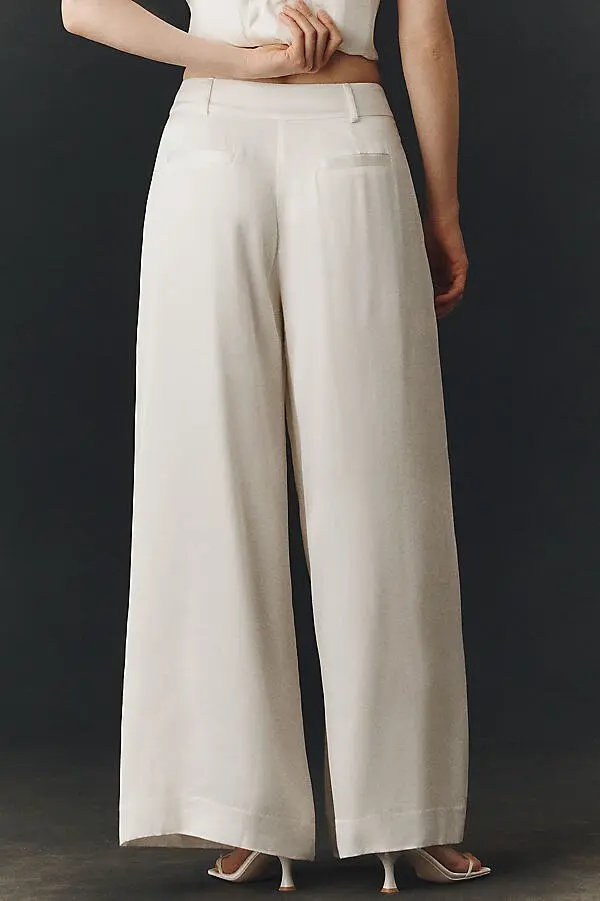 Bhldn Satin Palazzo Pants