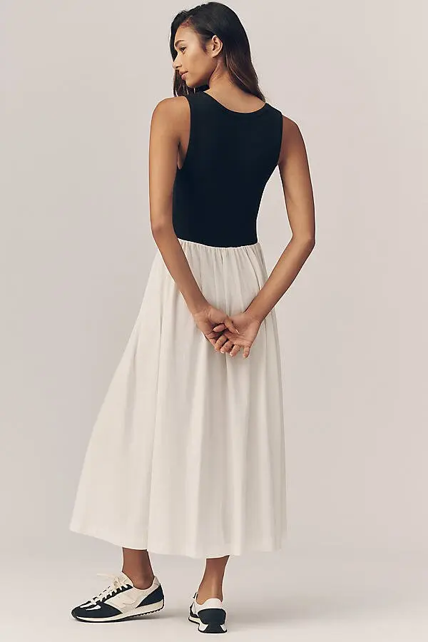 NATION LOS ANGELES Karla Organic Cotton Midi Dress