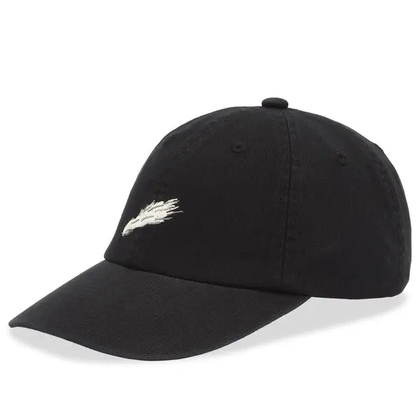 Folk Herringbone Cap - Black Comet