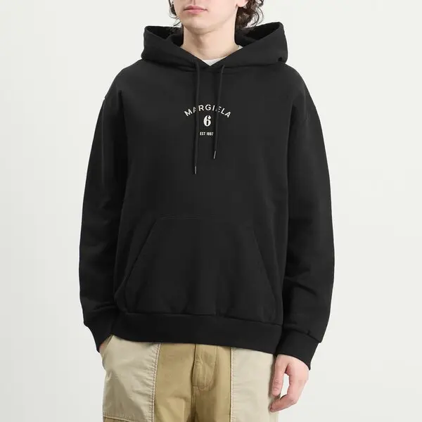 MAISON MARGIELA Printed Cotton Jersey Hoodie