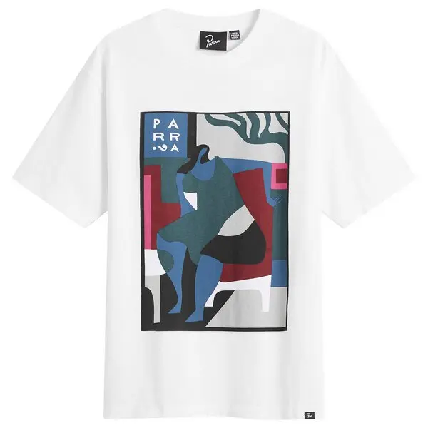 PARRA Leaving Now T-shirt - White