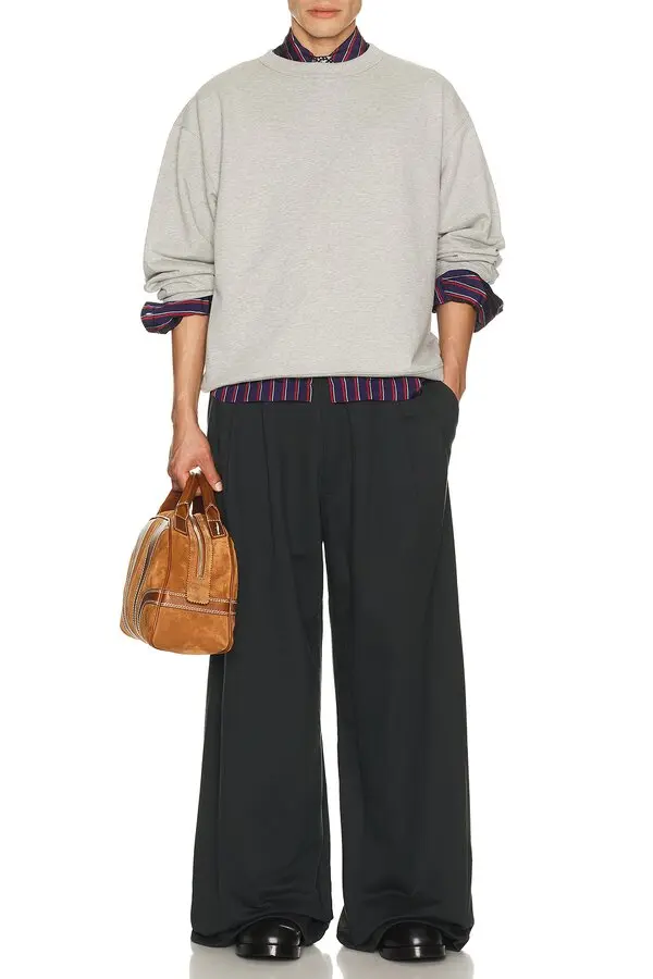 Dries Van Noten Hama Pants In Grey - Anthracite