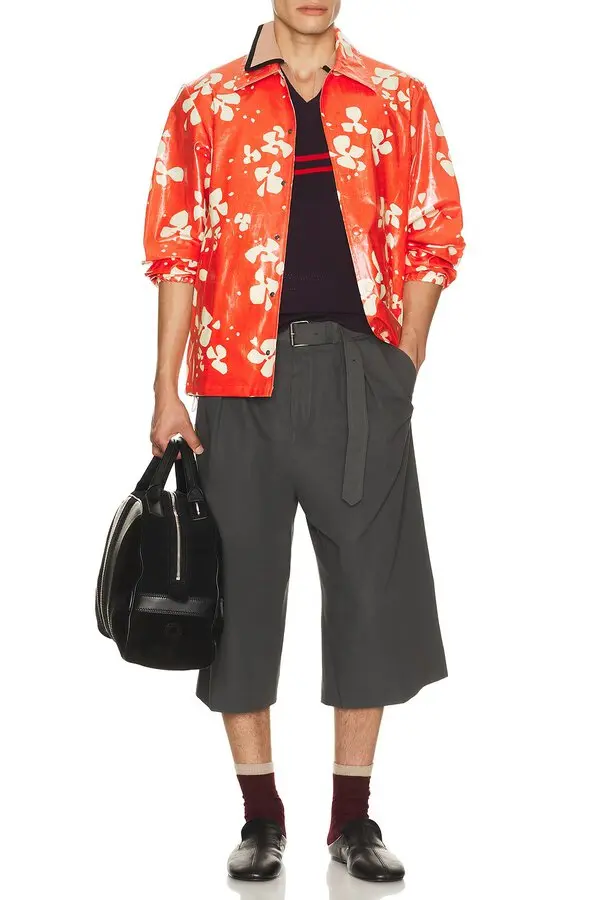 Dries Van Noten Floral Print Jacket - Red