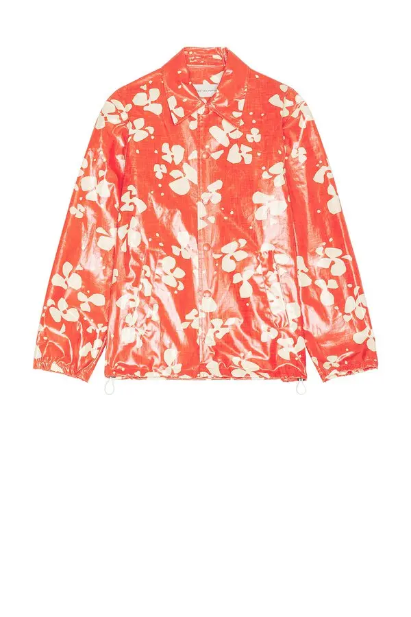 Dries Van Noten Floral Print Jacket - Red