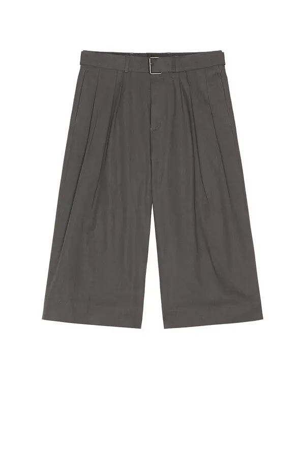 Dries Van Noten Charcoal Cropped Trousers