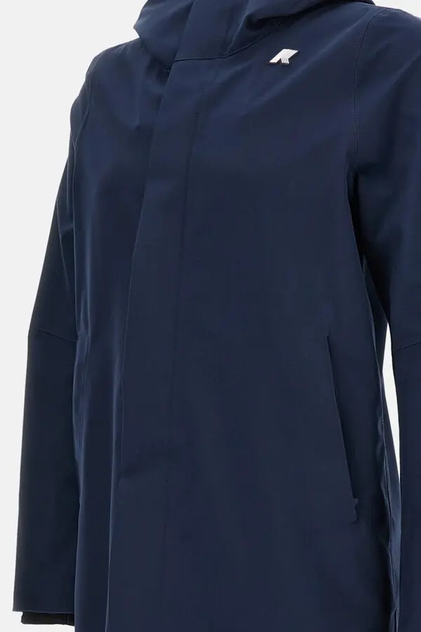K-WAY Tommy Bonded Hooded Jacket - Blue