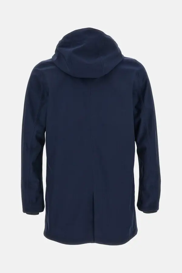 K-WAY Tommy Bonded Hooded Jacket - Blue