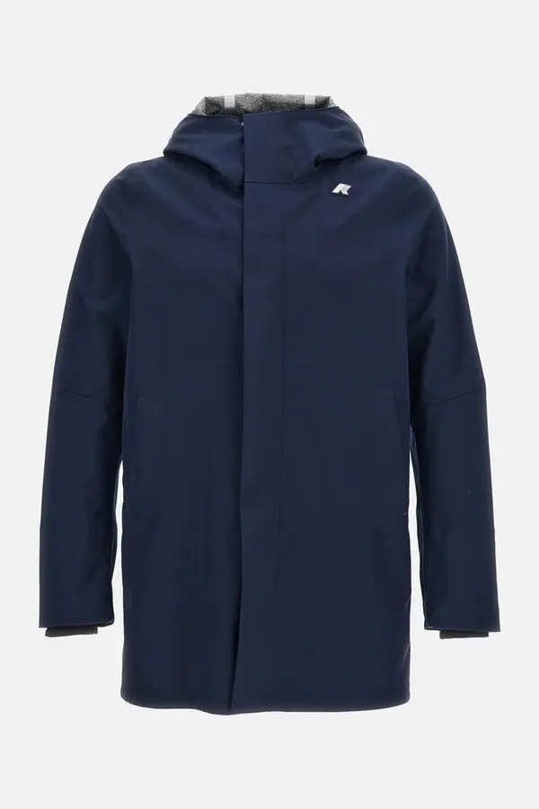 K-WAY Tommy Bonded Hooded Jacket - Blue