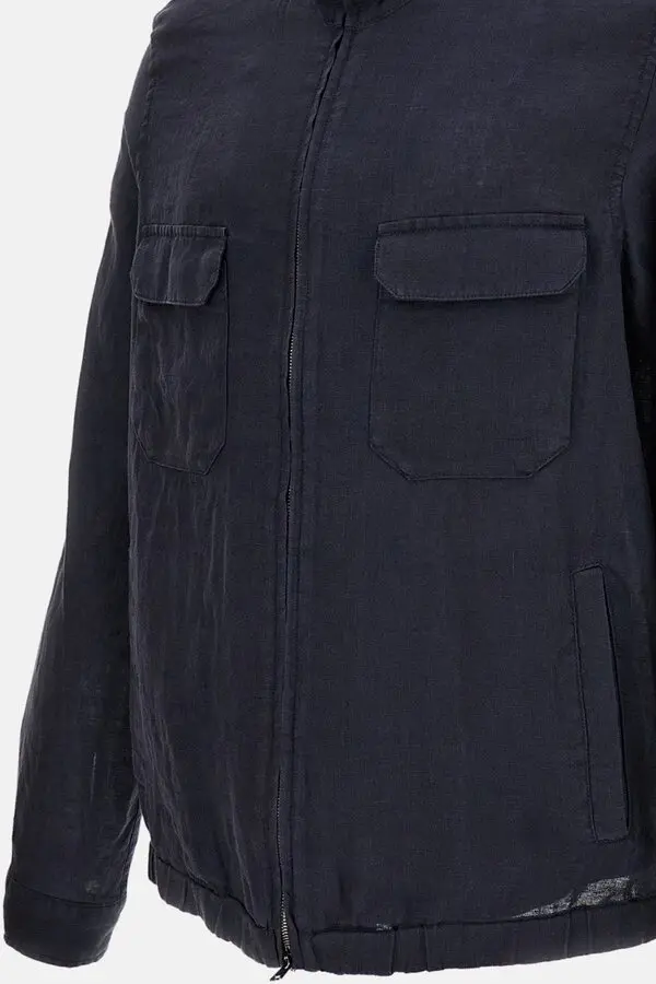 Herno Linen Safari Jacket