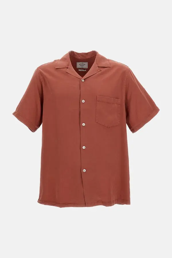 Portuguese Flannel Dogtown Terracotta Shirt - Brown