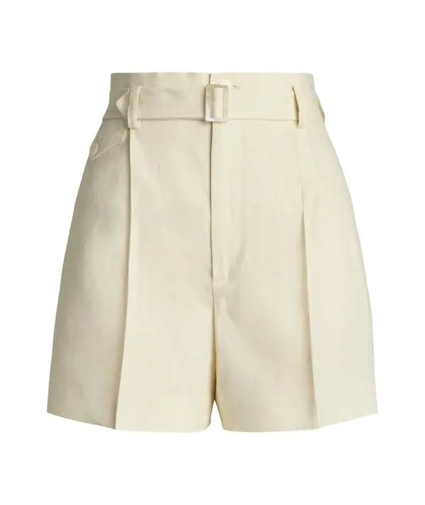 Ralph Lauren Denise Linen High Rise Short - Cream