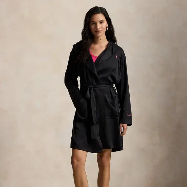 Ralph Lauren Pink Pony Silk Robe