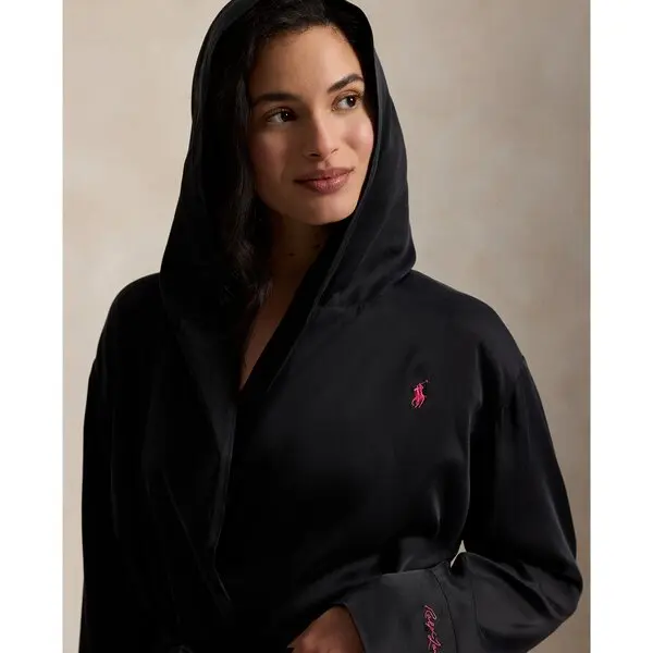 Ralph Lauren Pink Pony Silk Robe