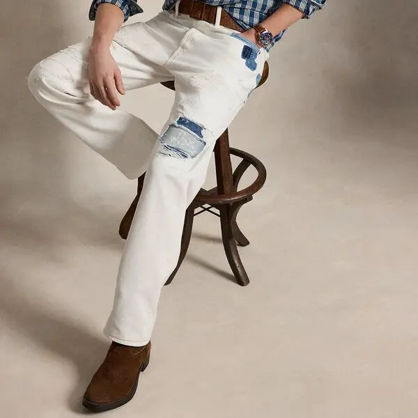 Ralph Lauren Heritage Straight Distressed Jeans - Byrdcliffe