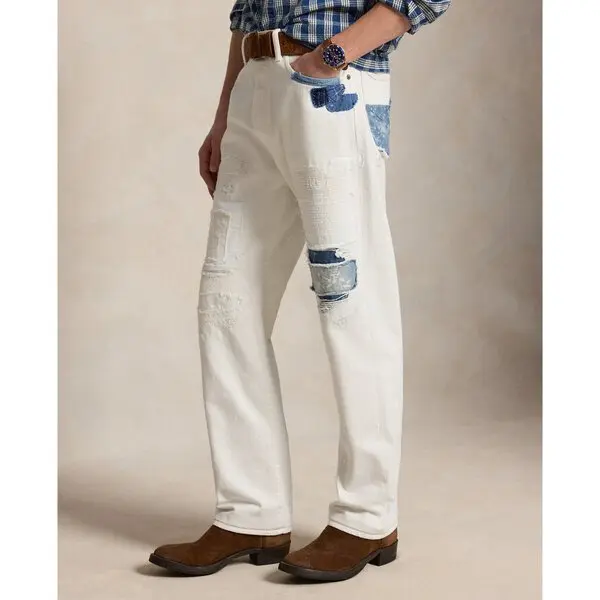 Ralph Lauren Heritage Straight Distressed Jeans