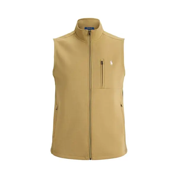 Ralph Lauren Double-knit Vest With Embroidered Pony