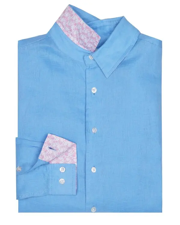 PINK HOUSE Linen Shirt Plain French
