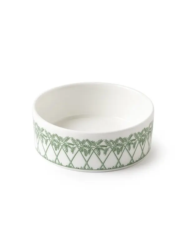 PINK HOUSE Fine Bone China Small Dish Palms - Green