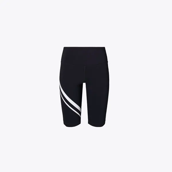 Tory Burch Chevron Bike Short - Black