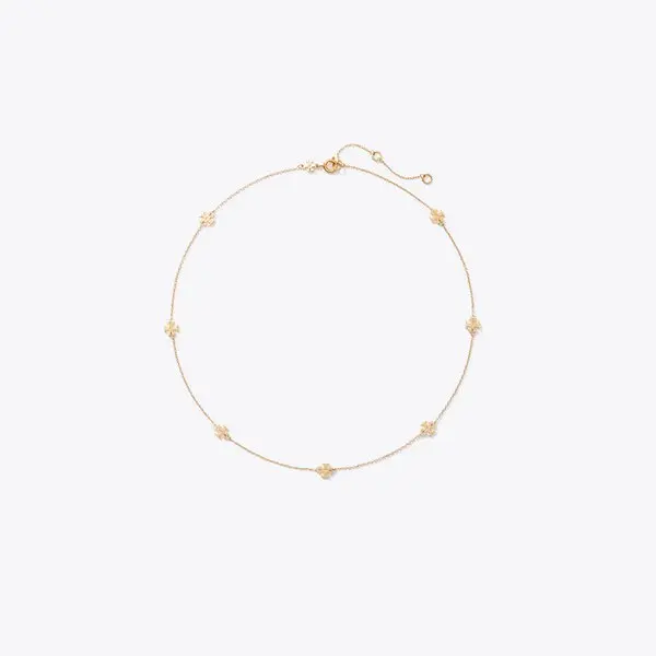 Tory Burch Delicate Icon Necklace - Tory Gold