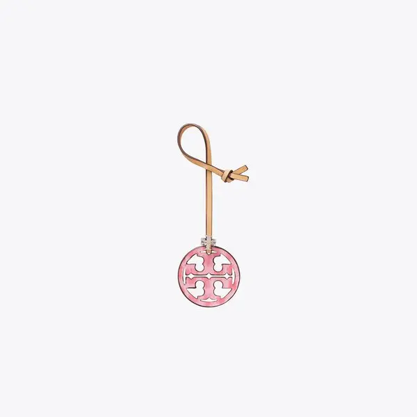 Tory Burch Miller Logo Bag Charm - Rose Sunset