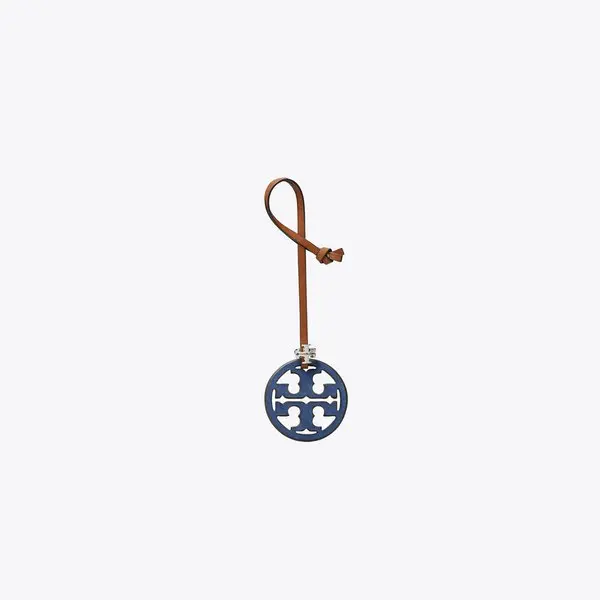 Tory Burch Miller Logo Bag Charm - Soft Blue