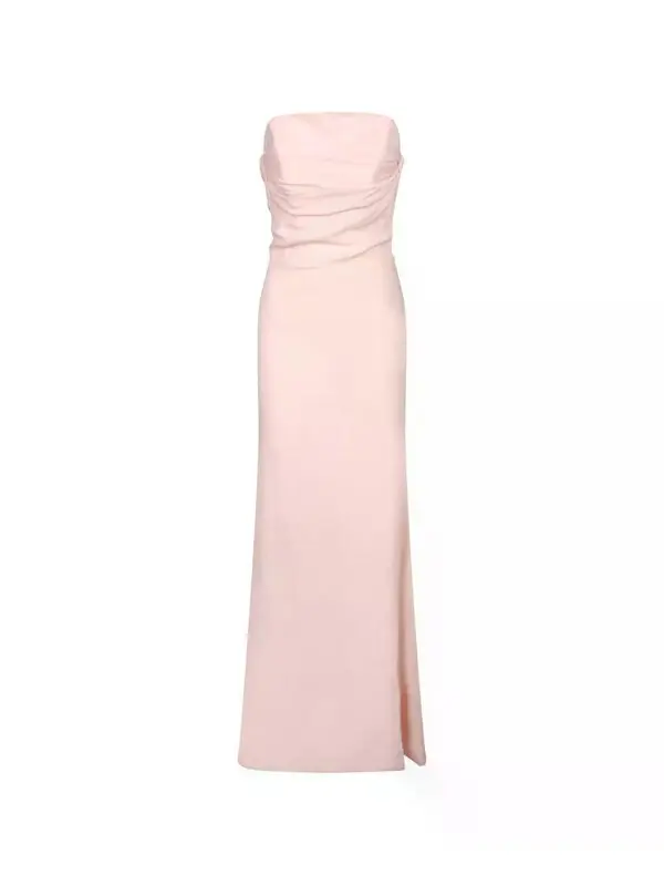 Amen Draped Bustier Maxi Dress