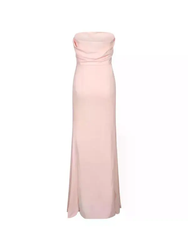 Amen Draped Bustier Maxi Dress