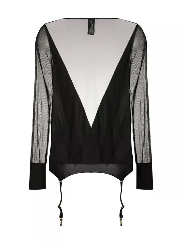 MAISON CLOSE Wraparound Plunge Playsuit
