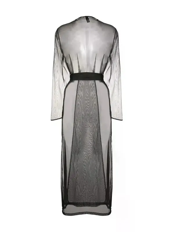 MAISON CLOSE Madame Rêve Sheer Belted Robe