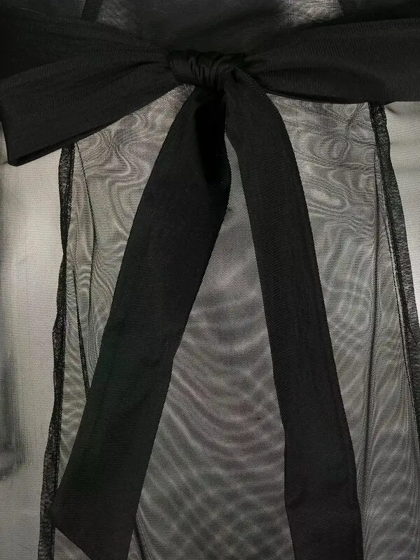 MAISON CLOSE Madame Rêve Sheer Belted Robe