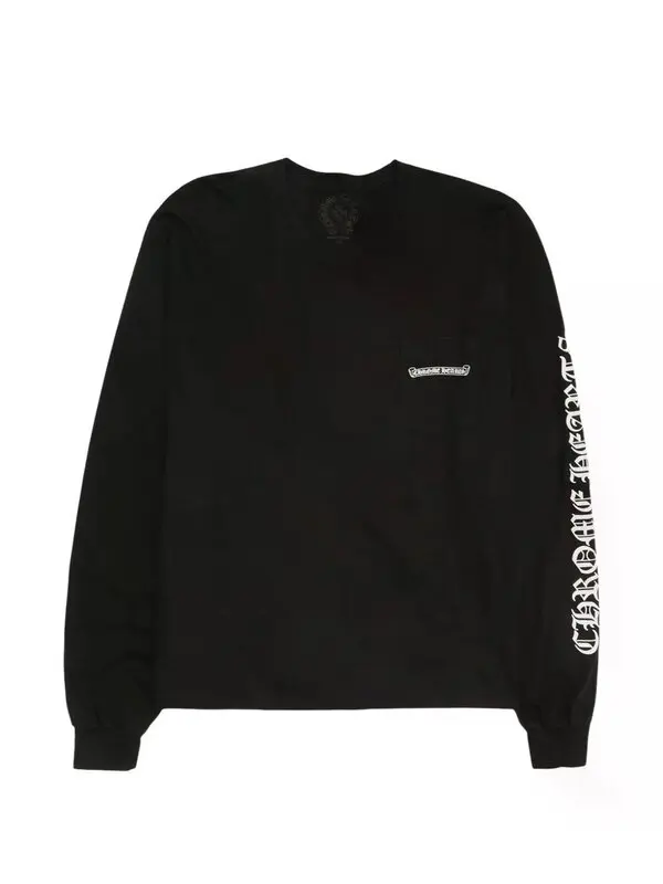 Chrome Hearts Scroll Logo-detail Long-sleeve T-shirt
