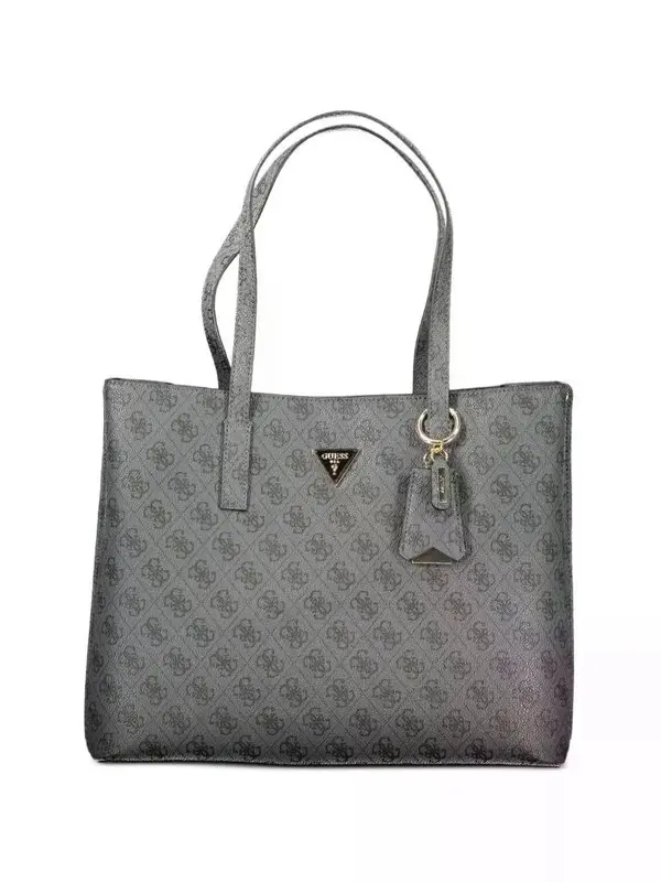 Guess Logo Plaque All-over Pattern Handbag